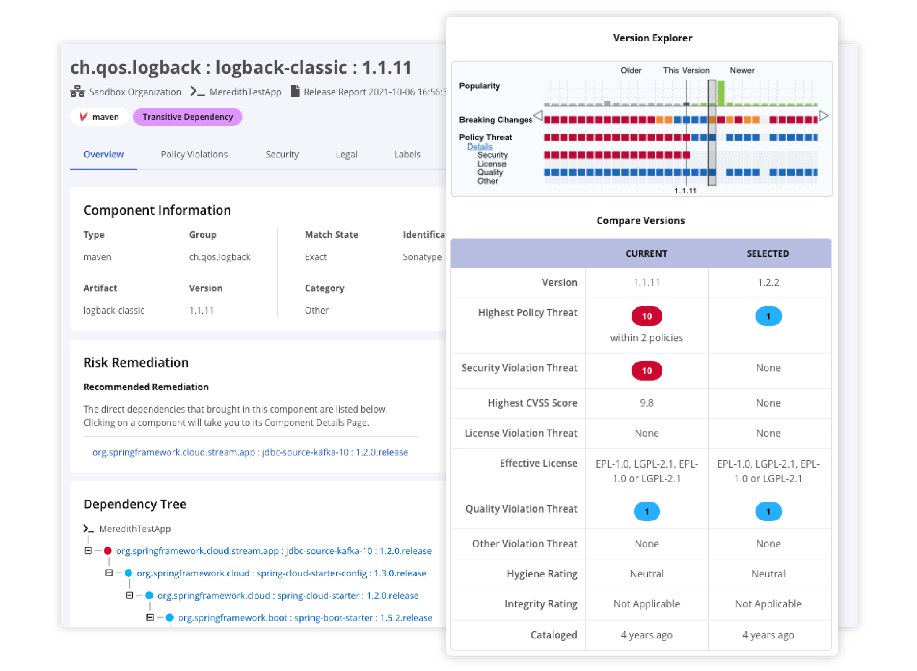 Nexus Lifecycle - OSS Vulnerability & Dependency Management | Sonatype