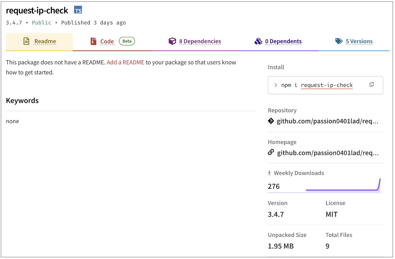 Fake IP checker utilities on npm are crypto stealers Fake IP checker utilities on npm are crypto stealers