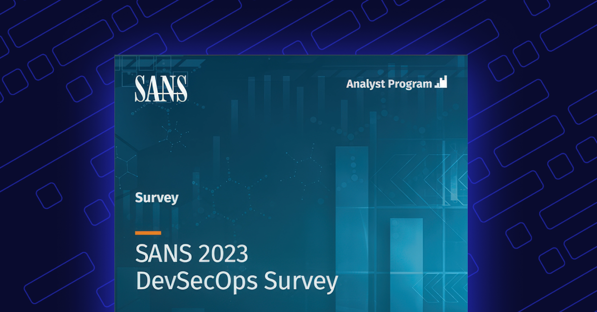 Download the SANS 2023 DevSecOps Survey Report | Sonatype