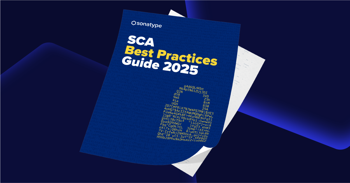 Best Practices for SCA Tools and Programs | Sonatype Guide